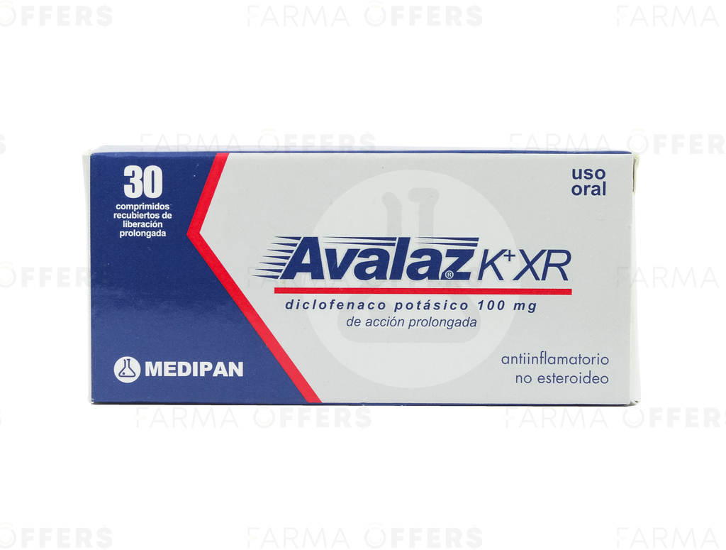 Avalaz K Xr Compr Recubi 100mg 1 De 30 Farmaoffers