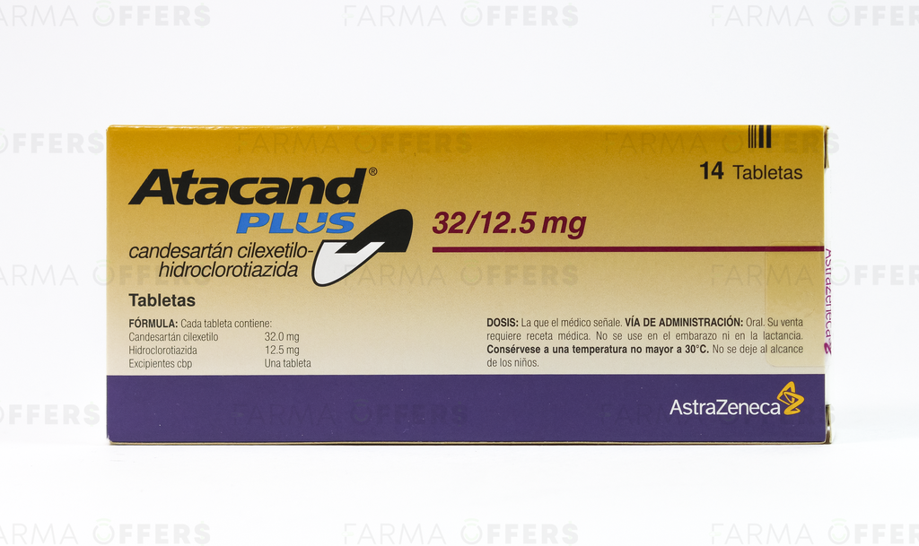 ATACAND PLUS TABL 32mg/25, 1 de 14 | Farmaoffers