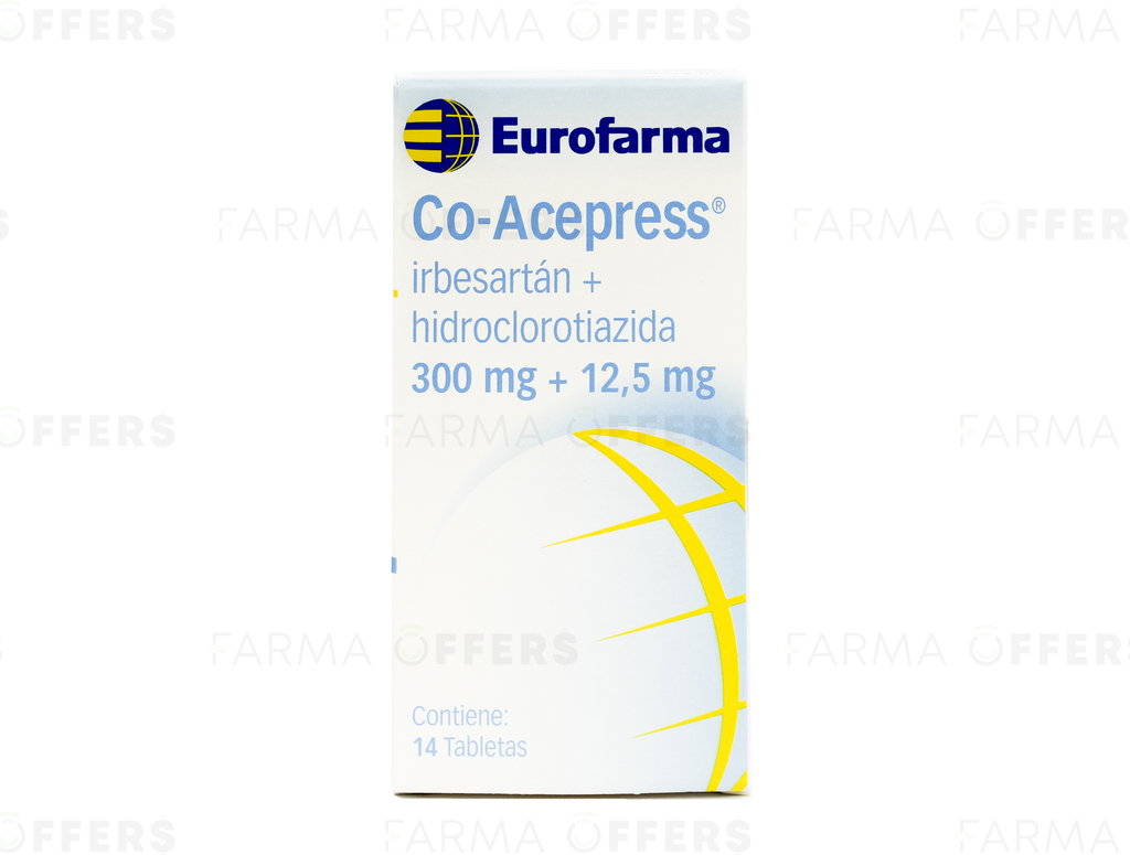 CO-ACEPRESS TABL 300MG/12.5, 1 de 14 | Farmaoffers
