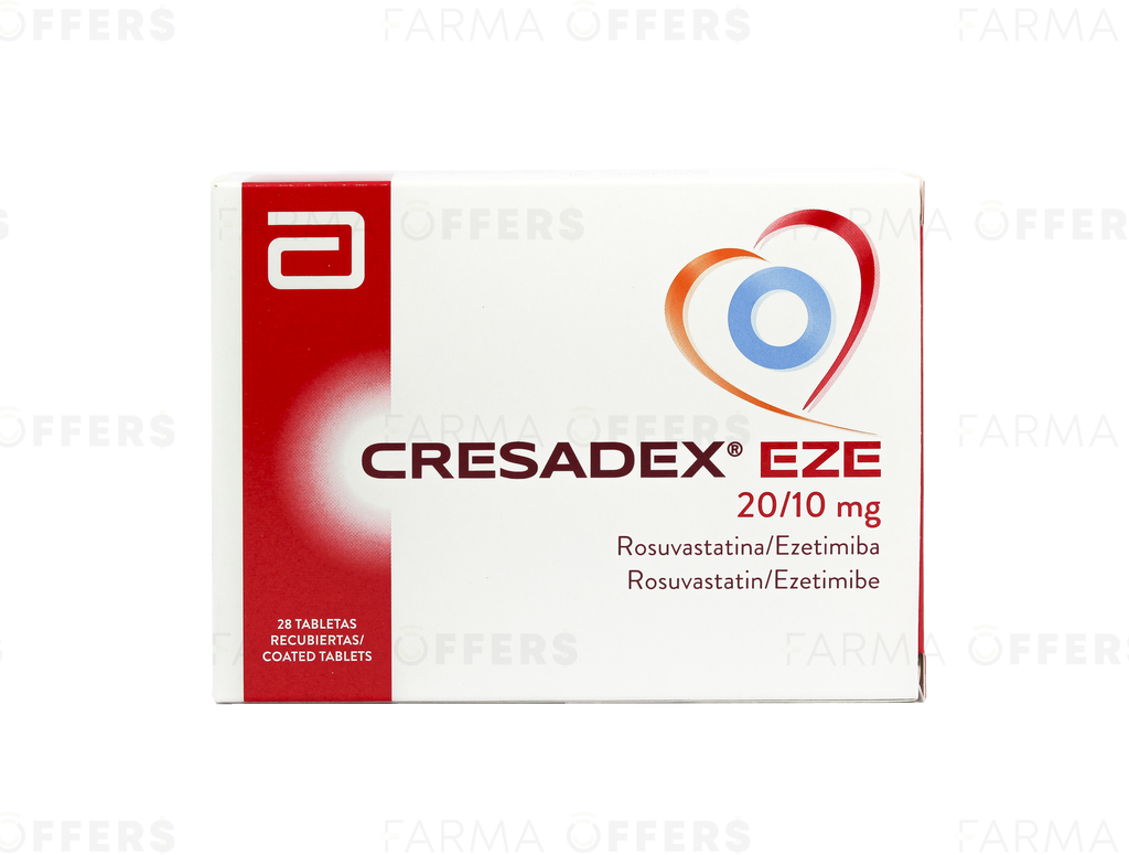 CRESADEX EZE TABL 20mg/10, 1 de 28 | Farmaoffers