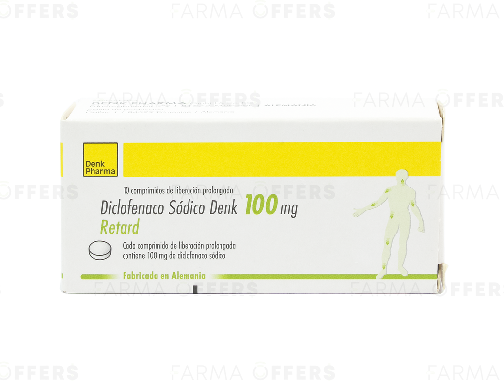 DICLOFENACO SOD TABL 100MG, 1 de 10 | Farmaoffers