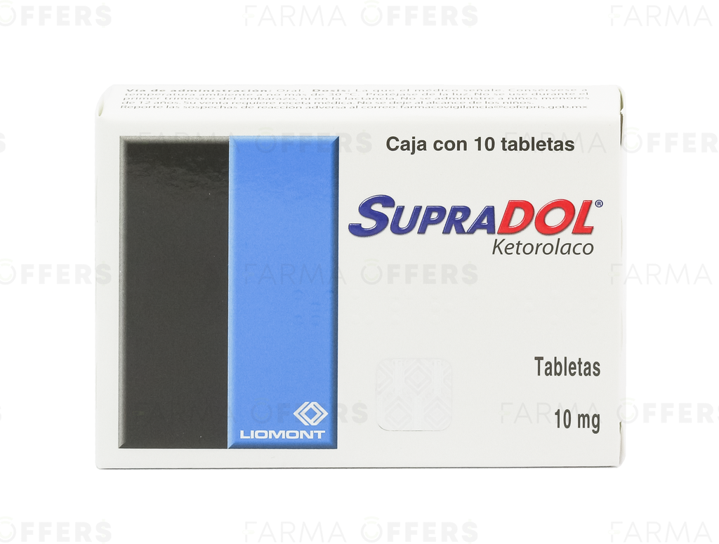 SUPRADOL TABL 10mg, 1 de 10 | Farmaoffers