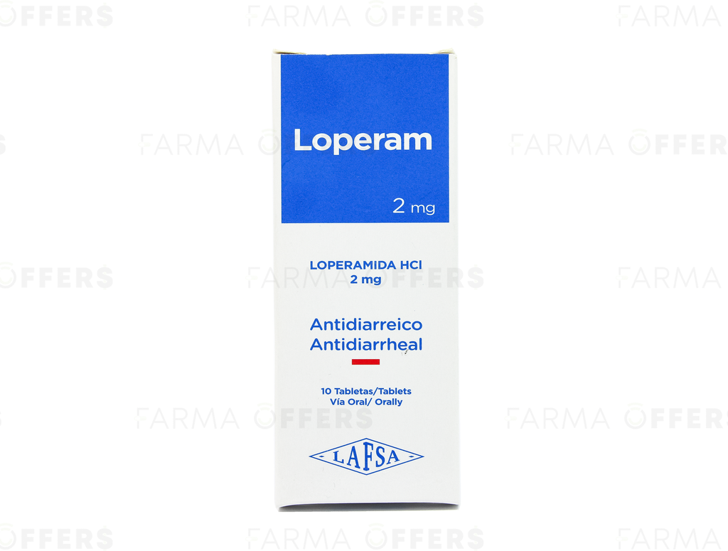 LOPERAM TABL 2.00MG, 1 de 10 | Farmaoffers