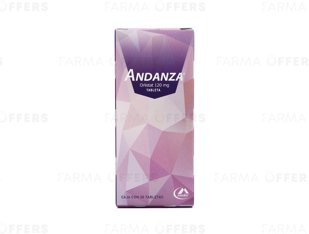 ANDANZA TABL 120MG, 1 de 30 | Farmaoffers
