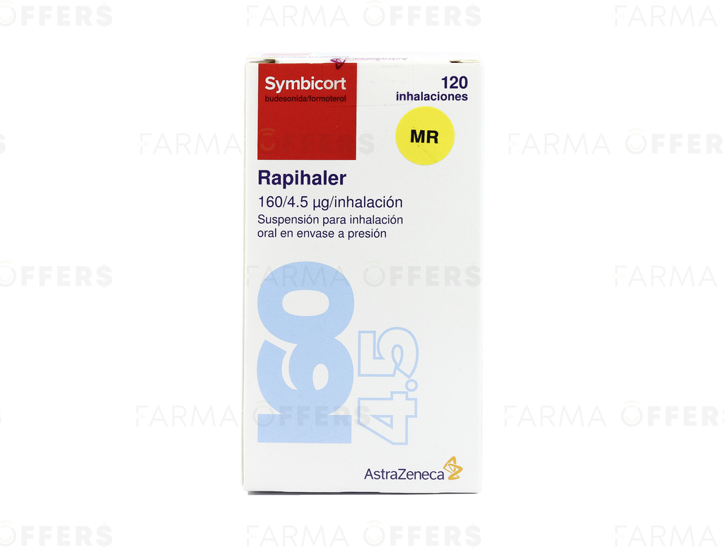 SYMBICORT RAPIHALER 160MG x 120 /4.5 | Farmaoffers