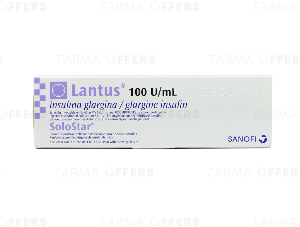 LANTUS CAR.SOLOSTAR 100IU 3ML x 1 /ML | Farmaoffers