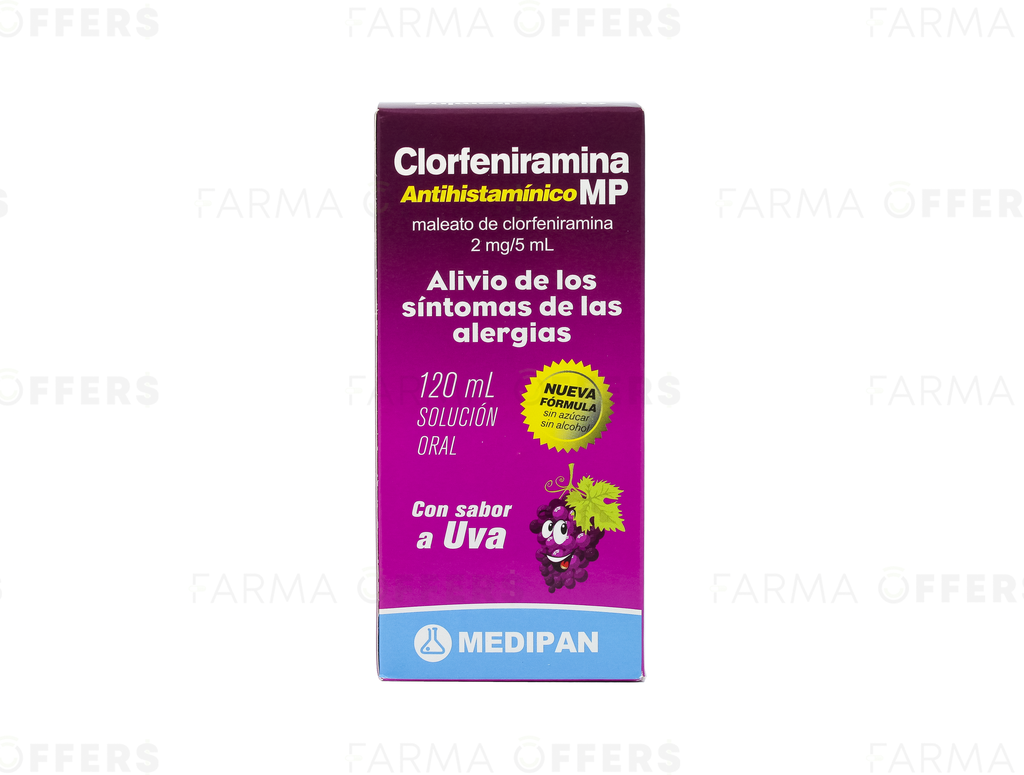 CLORFENIDRAMIDA JBE 2.00MG 120ML x 1 /5ML | Farmaoffers