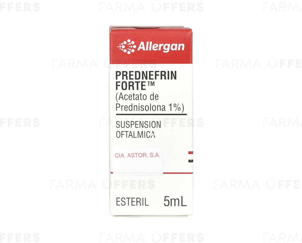 PREDNEFRIN FORTE SOLN OFTAL 1% 5ML x 1 | Farmaoffers