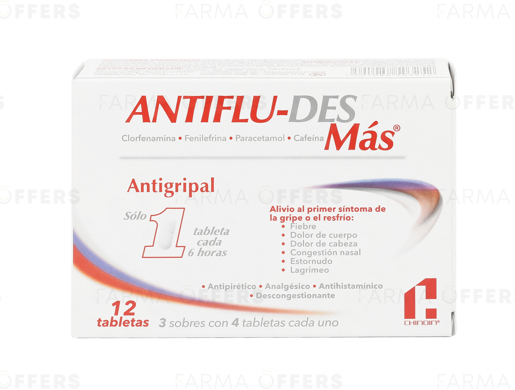 ANTIFLU-DES MAS TABL x 12 | Farmaoffers