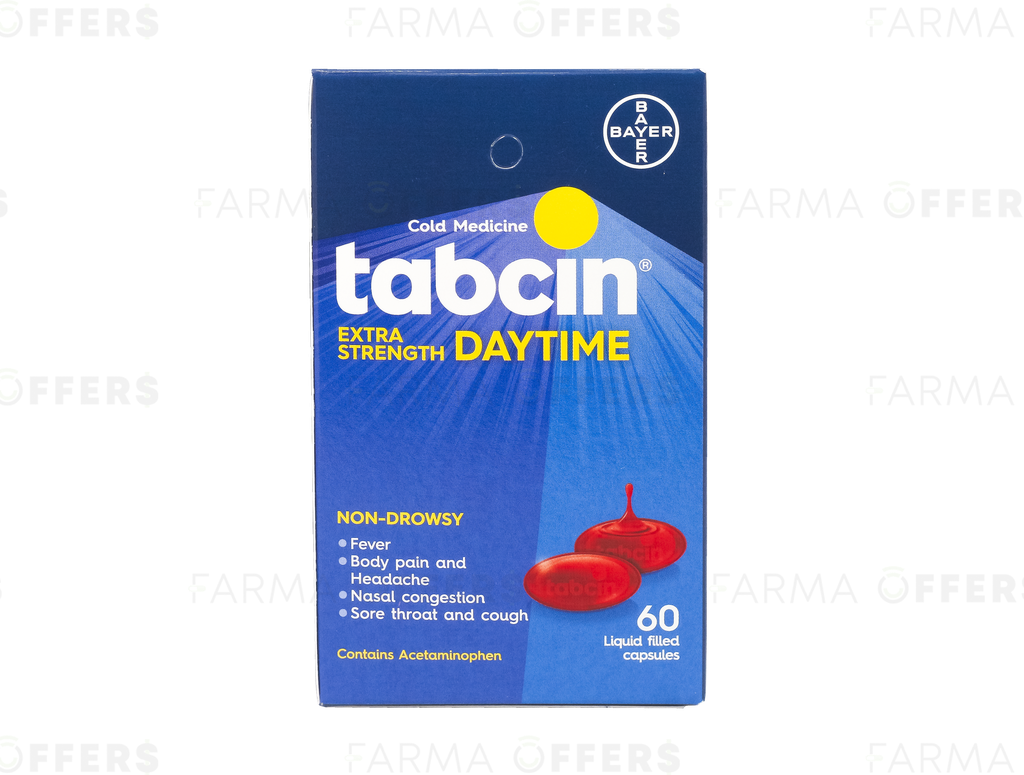 TABCIN EXTRA FUERTE DIA, 2 de 60 CAPS | Farmaoffers