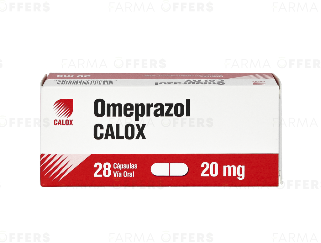 OMEPRAZOL CAPS 20mg, 1 de 28 CAL | Farmaoffers