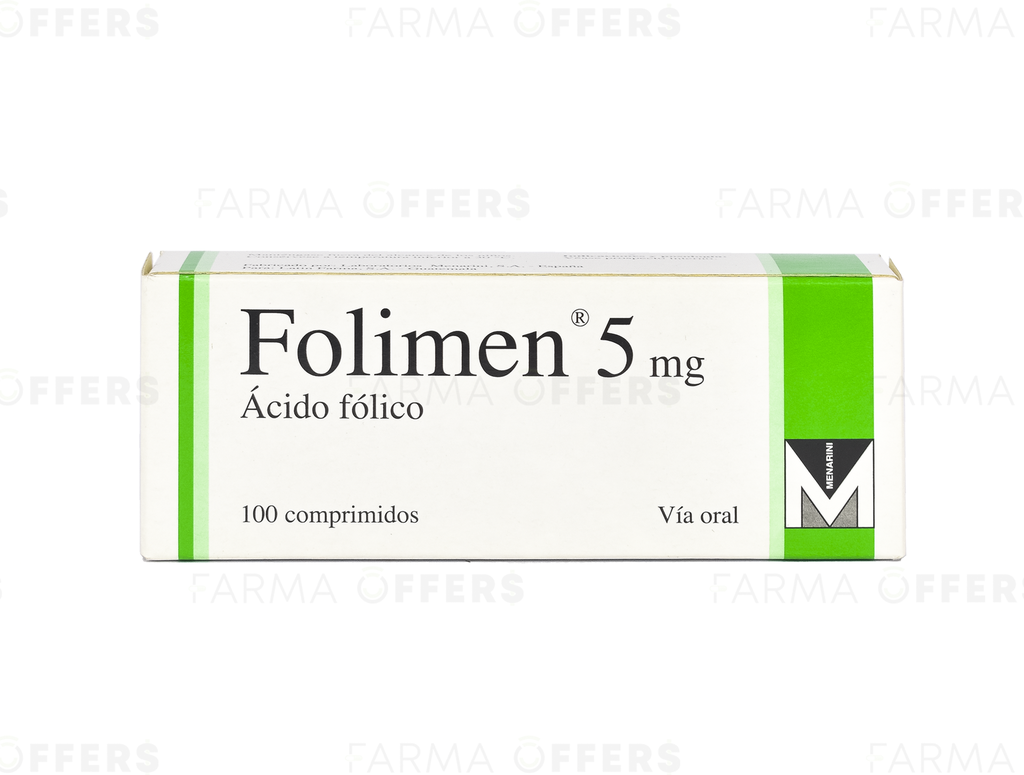 FOLIMEN TABL 5.00MG, 1 de 100 | Farmaoffers