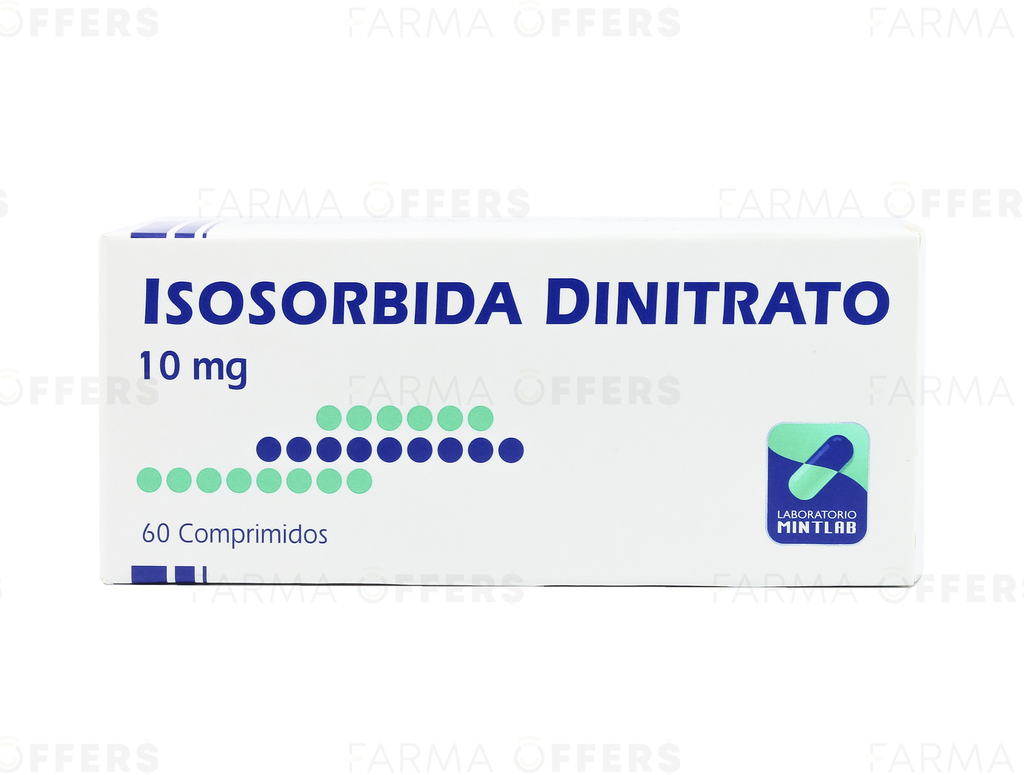 ISOSORBIDE DINITRA TABL 10mg, 1 de 60 | Farmaoffers
