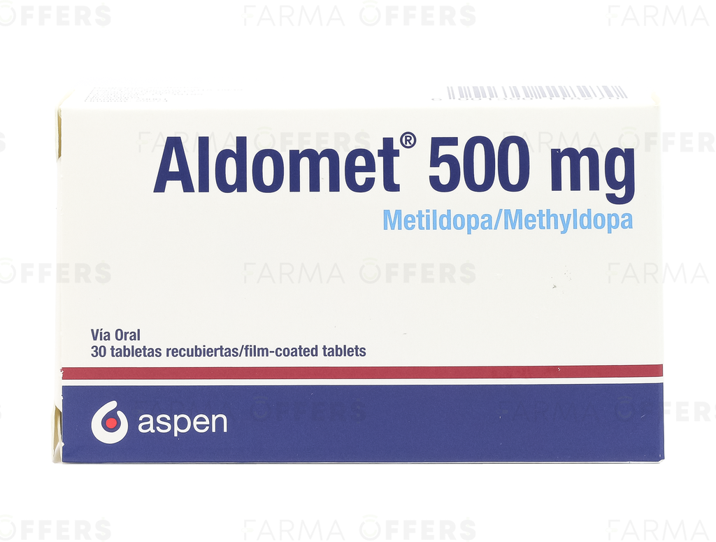 ALDOMET TABL 500MG, 1 de 30 FORT | Farmaoffers