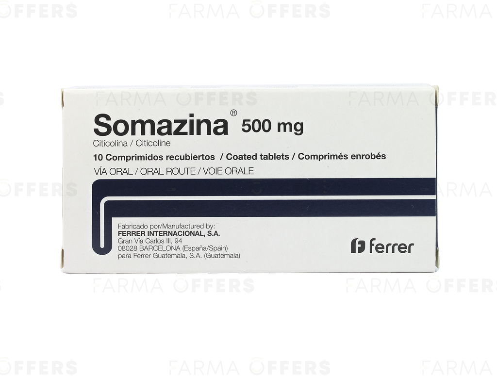 SOMAZINA TABL 500MG, 1 de 10 | Farmaoffers