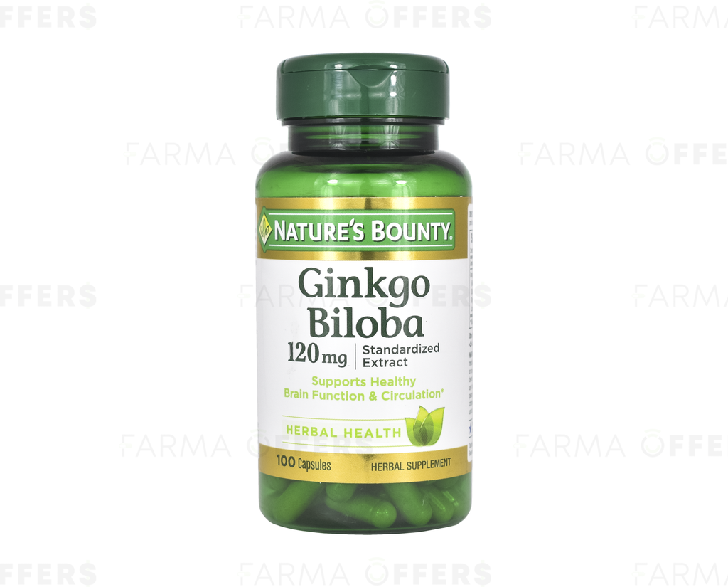GINKGO BILOBA CAPS 120mg x 100 | Farmaoffers