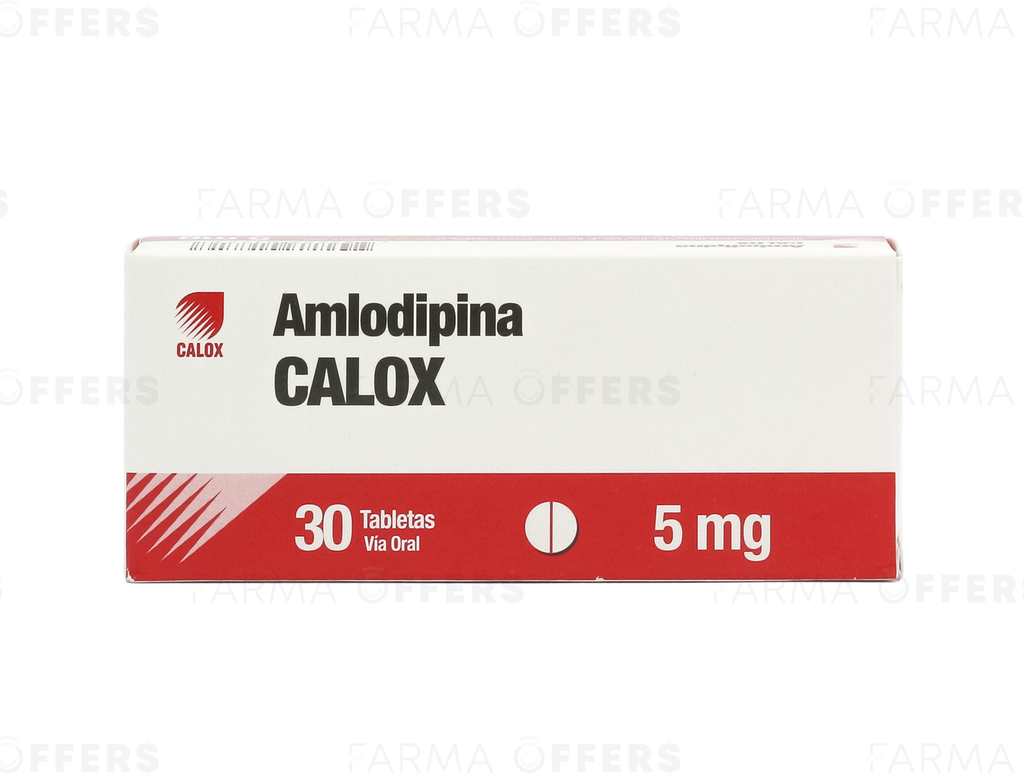 AMLODIPINA CAL TABL 5.00MG, 1 de 30 | Farmaoffers