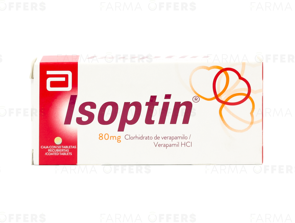 ISOPTIN GRAG. 80mg, 1 de 50 | Farmaoffers