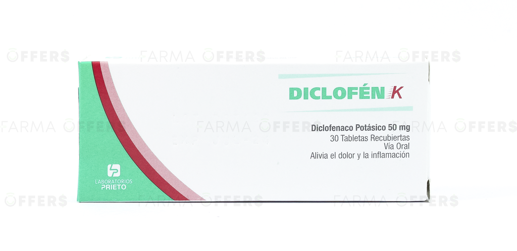 DICLOFEN K 50MG, 1 de 30 | Farmaoffers