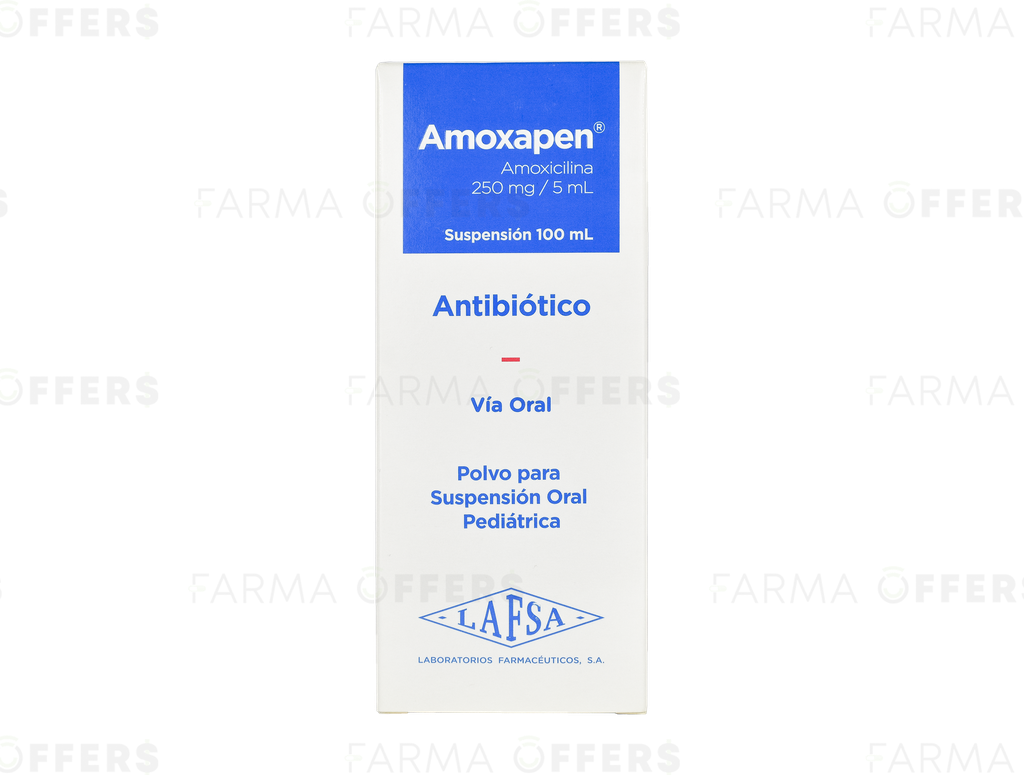AMOXAPEN 100ML SUSP 250MG/5ML | Farmaoffers