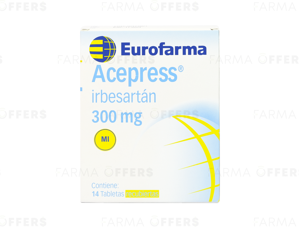 ACEPRESS TABL 300MG, 1 de 14 | Farmaoffers