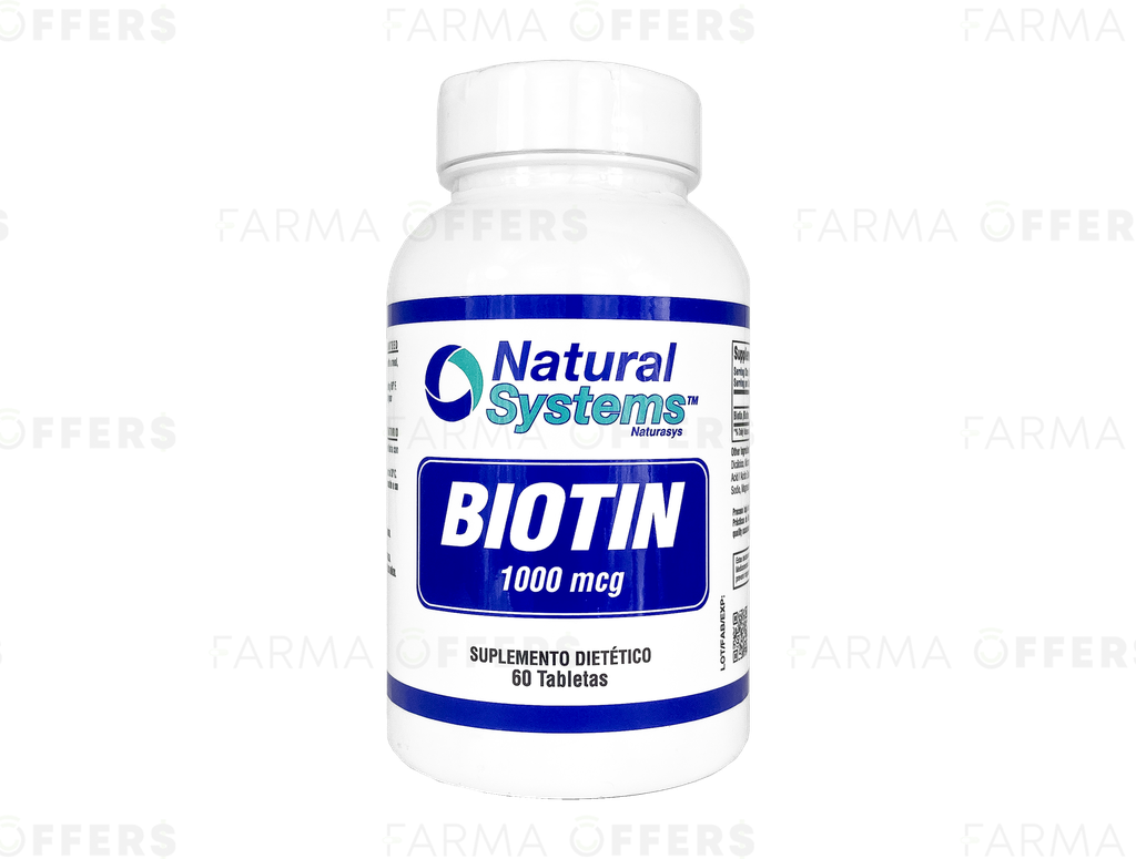 BIOTIN 1 MG X 60 TAB NS | Farmaoffers