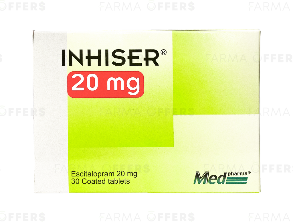 INHISER 20MG 1 DE 30 TAB | Farmaoffers