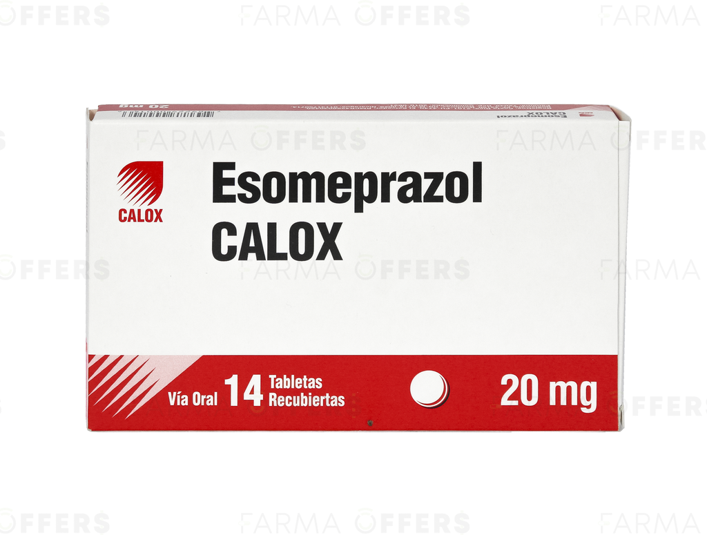 ESOMEPRAZOL TABL 20mg, 1 de 14 | Farmaoffers