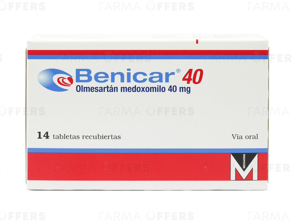 BENICAR TABL RECUBIE 40mg, 1 de 14 | Farmaoffers