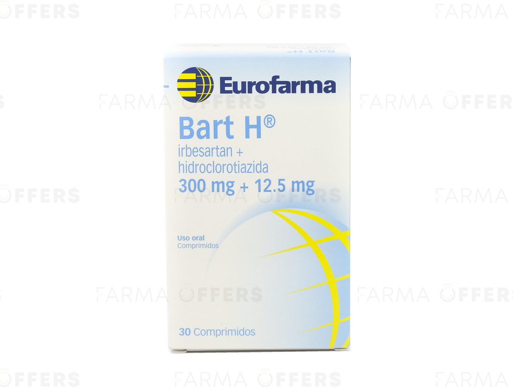 BART H TABL 300MG/12.5, 1 de 30 | Farmaoffers