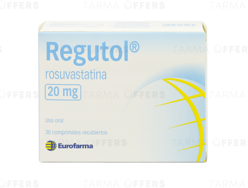 REGUTOL TABL RECUBIE 20mg, 1 de 30 | Farmaoffers