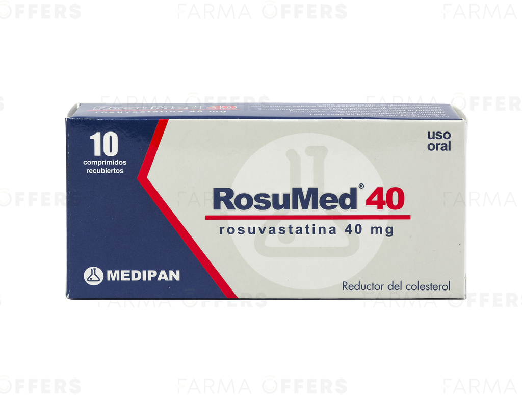 ROSUMED TABL RECUBIE 40mg, 1 de 10 | Farmaoffers