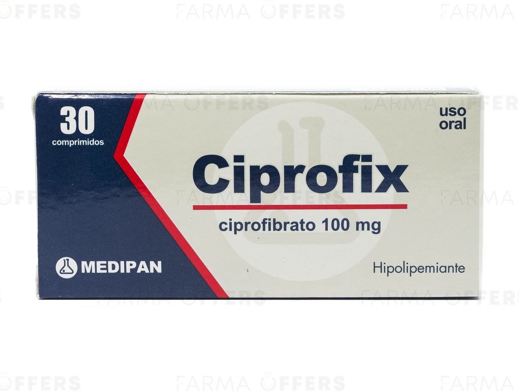 CIPROFIX TABL 100MG, 1 de 30 | Farmaoffers