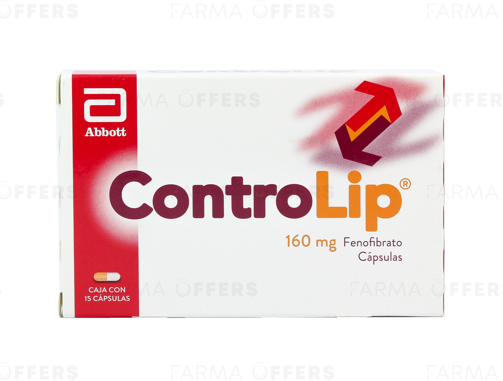 CONTROLIP CAPS 160MG, 1 de 15 | Farmaoffers