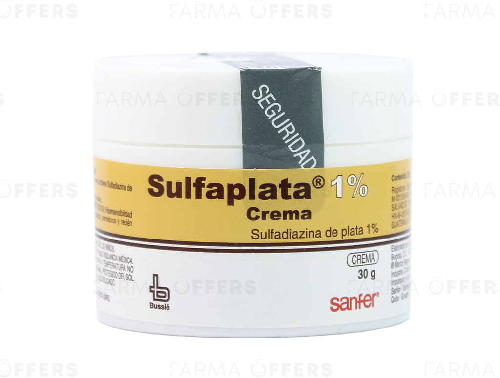 SULFAPLATA CREMA 10mg 30G x 1 /G | Farmaoffers
