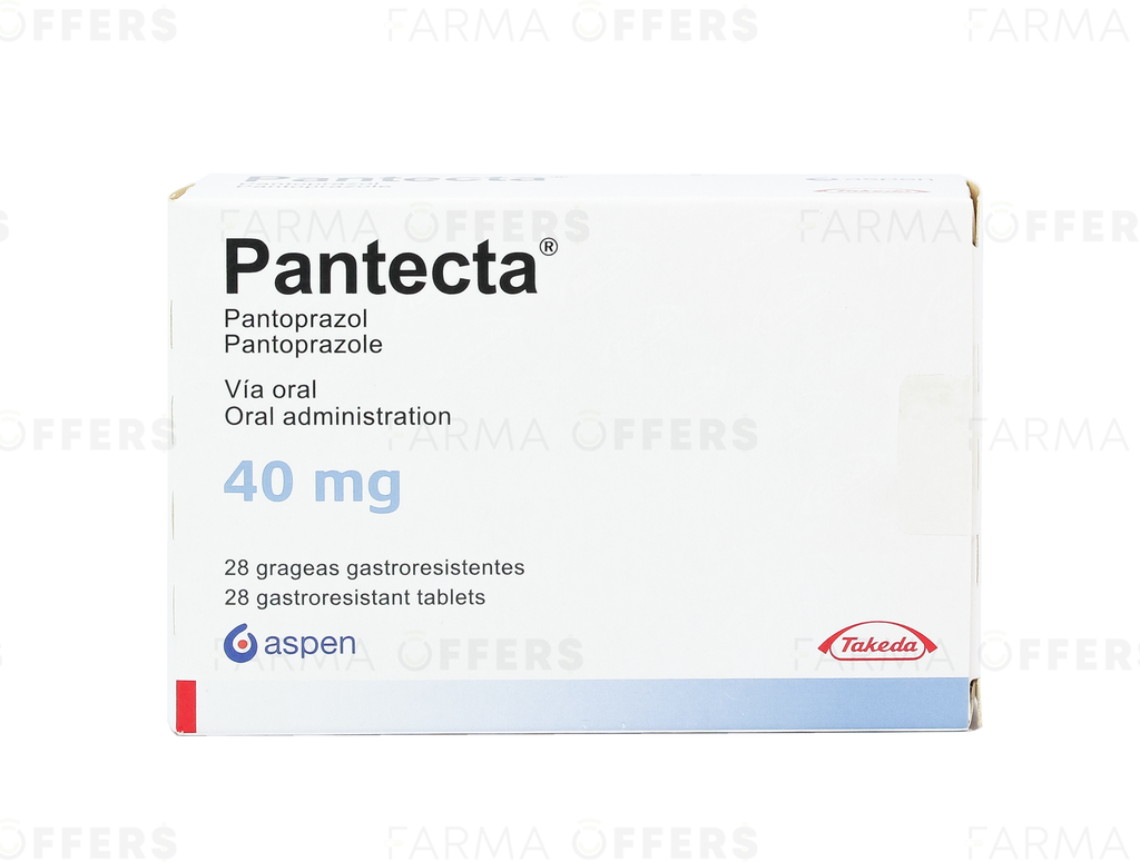 PANTECTA GRAG ENTERIC 40mg, 1 de 28 | Farmaoffers
