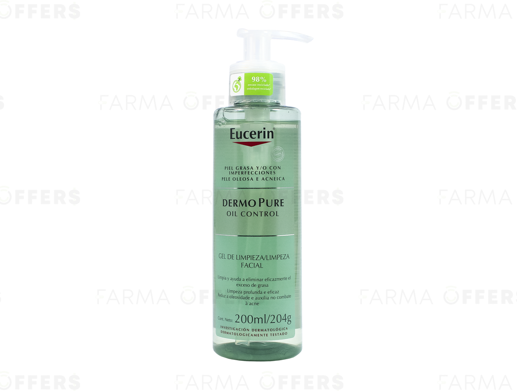 EUCERIN DERMO PURE GEL LIMPIAD. 200ML x 1 | Farmaoffers