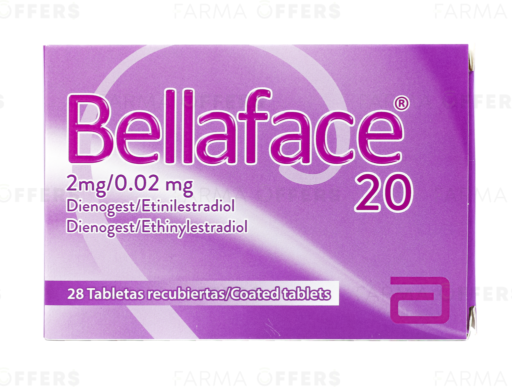 BELLAFACE 20 TABL RECUBIE 2.00MG x 28 /.02 | Farmaoffers