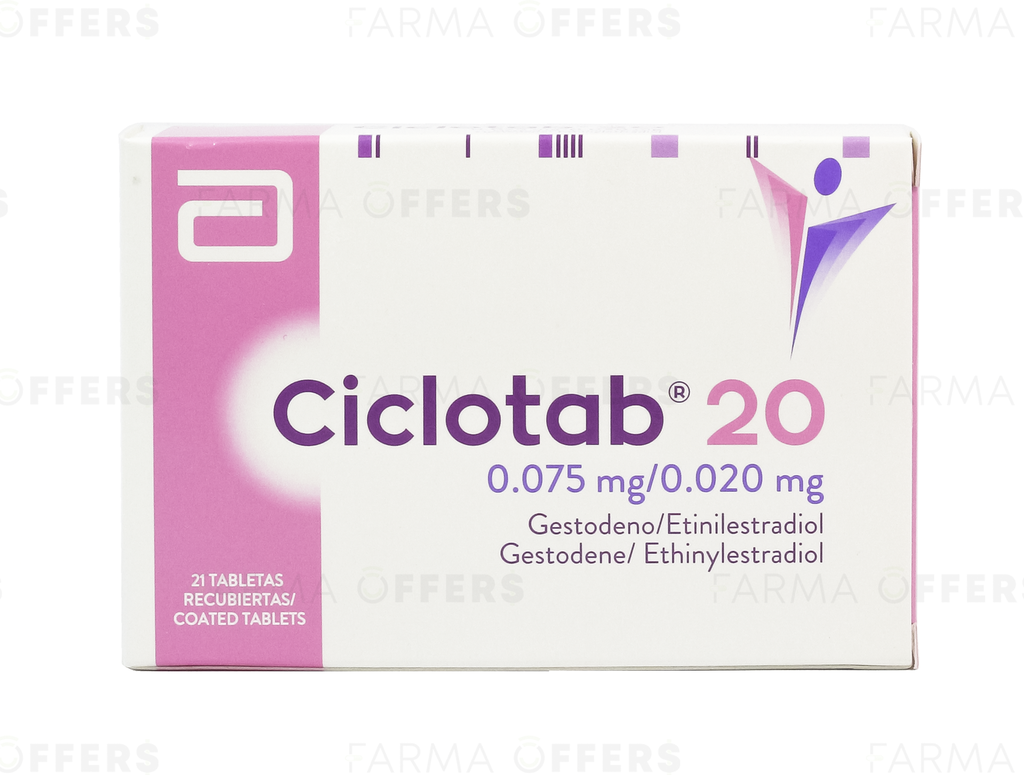 CICLOTAB 20 GRAG. x 21 | Farmaoffers