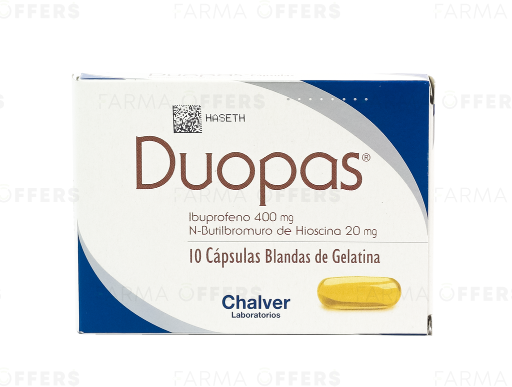 DUO-PAS TABL, 1 de 10 | Farmaoffers