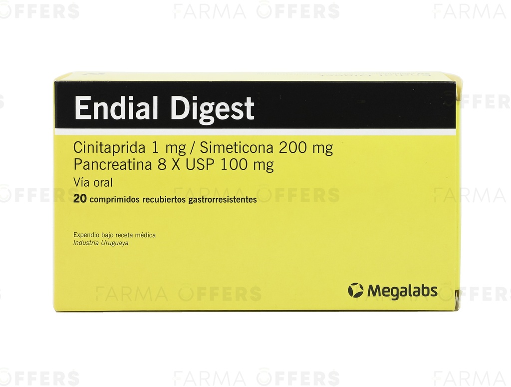 ENDIAL TABL 1.00MG, 1 de 20 | Farmaoffers