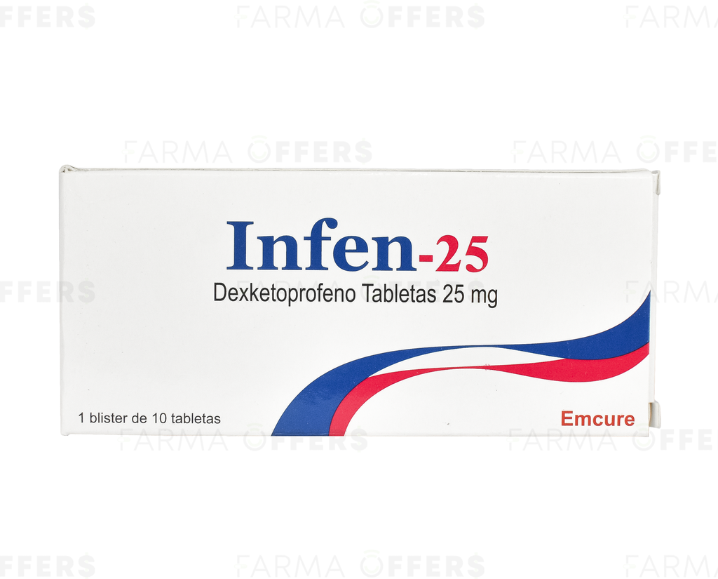 INFEN TABL 25mg, 1 de 10 | Farmaoffers