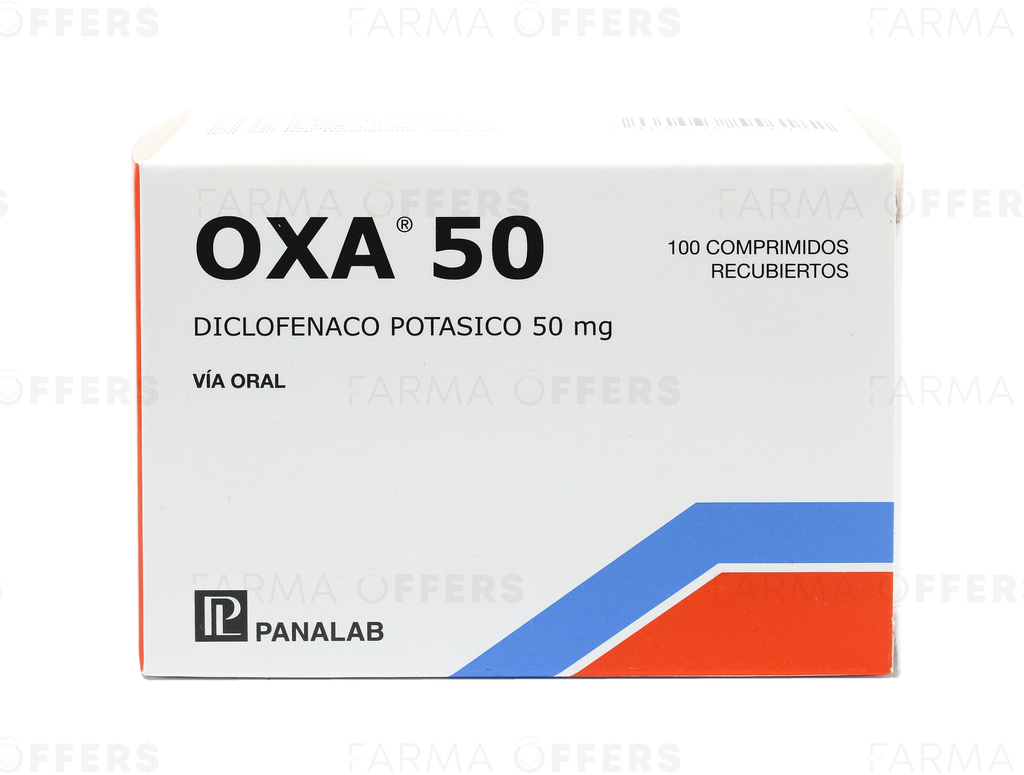 OXA TABL RECUBIE 50mg, 1 de 100 | Farmaoffers