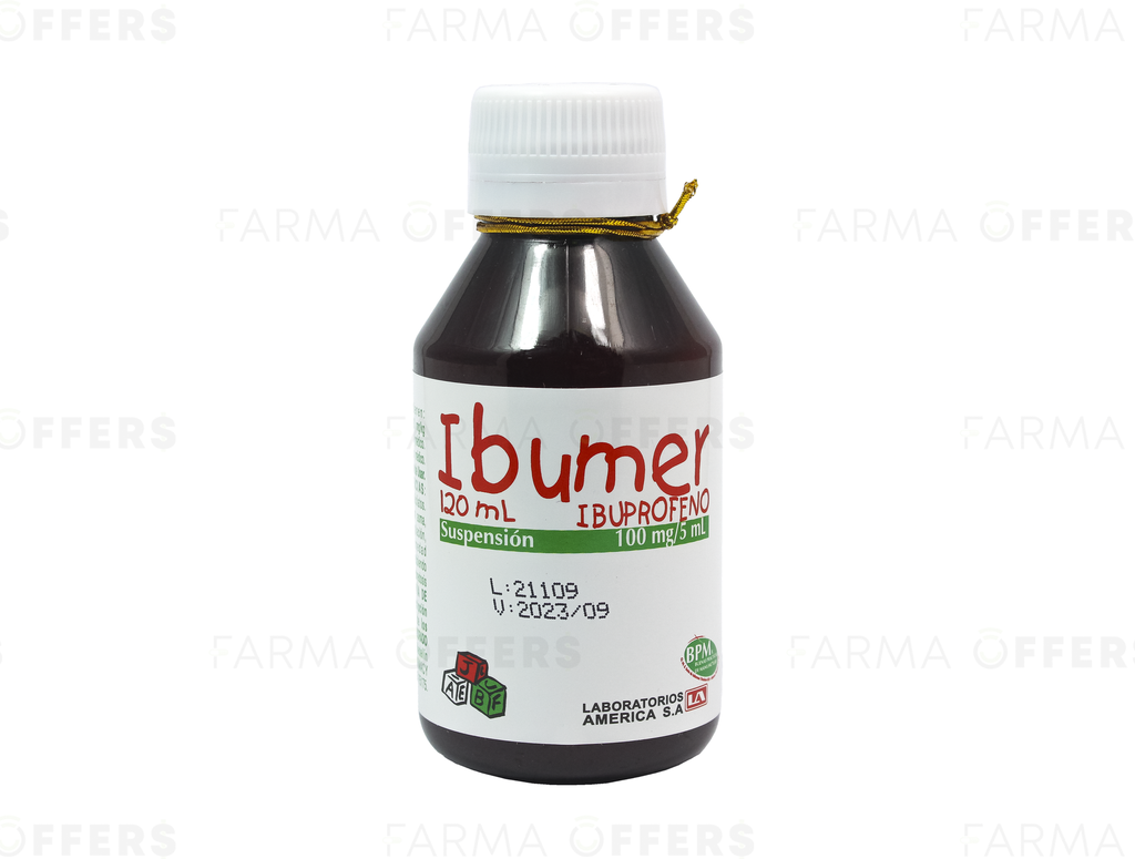 IBUMER SUSP 100MG 120ML x 1 /5ML | Farmaoffers