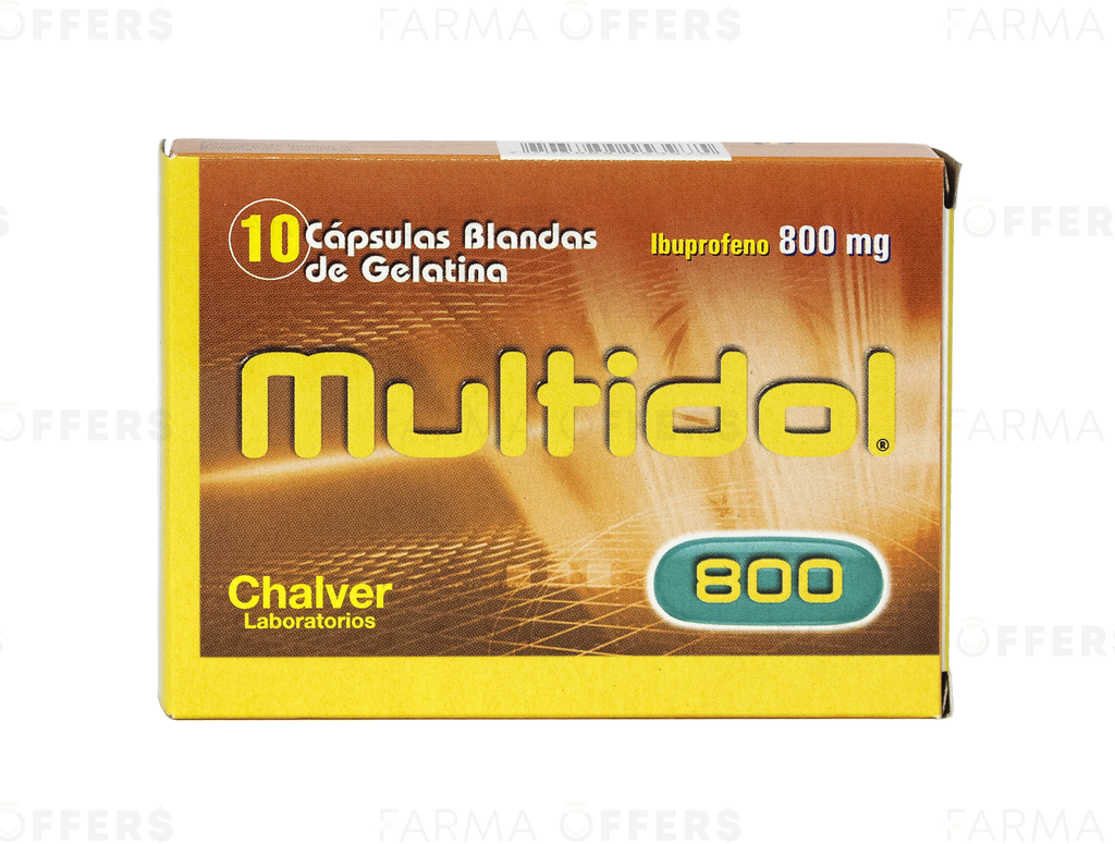 MULTIDOL CAP.BL.GELAT 800MG, 1 de 10 | Farmaoffers