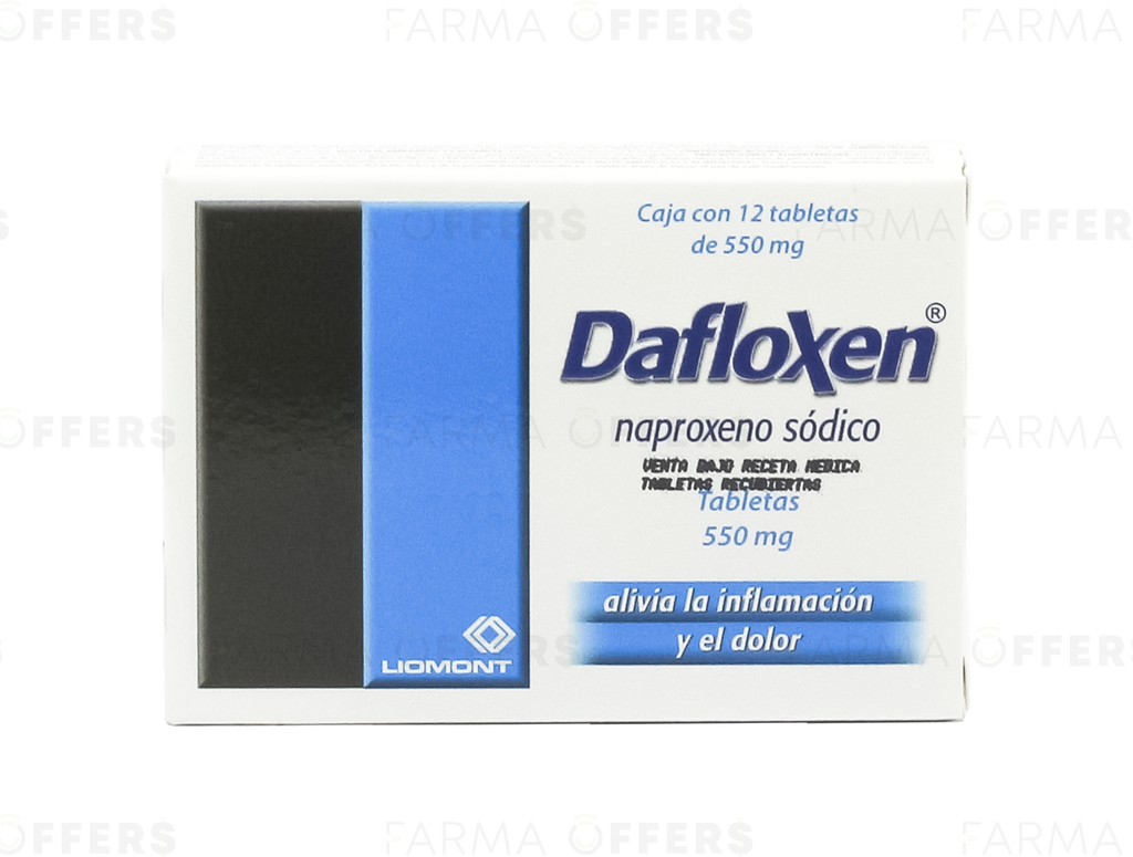 DAFLOXEN CAPS 550MG, 1 de 12 | Farmaoffers
