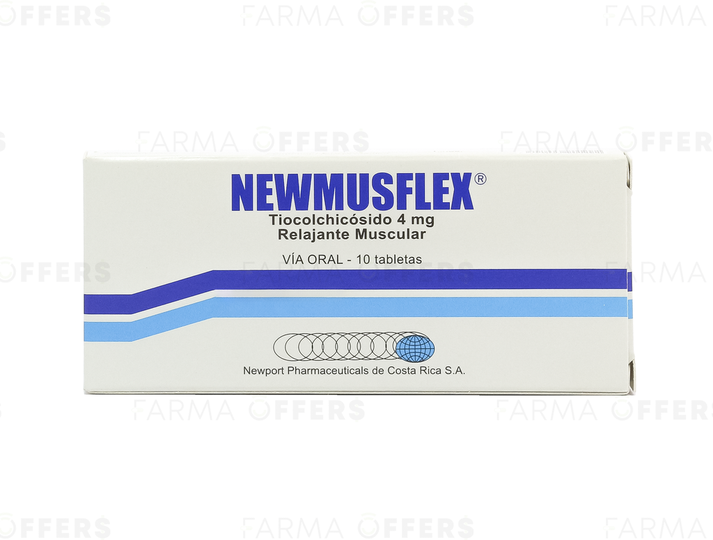 NEWMUSFLEX TABL 4.00MG, 1 de 10 | Farmaoffers