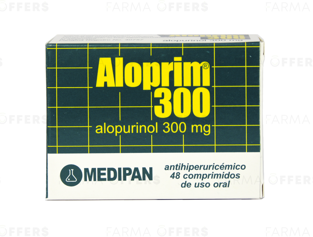 ALOPRIM TABL 300MG, 1 de 48 | Farmaoffers