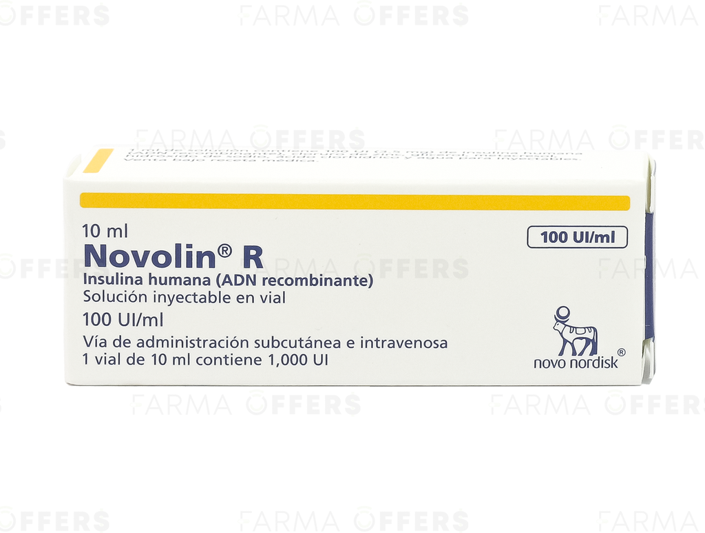 NOVOLIN R V.SC 100IU 10ML x 1 /ML | Farmaoffers
