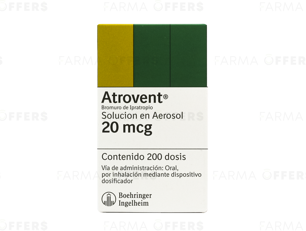 ATROVENT AERO DOSIS 20.0Y 10ML x 200 /DOS | Farmaoffers
